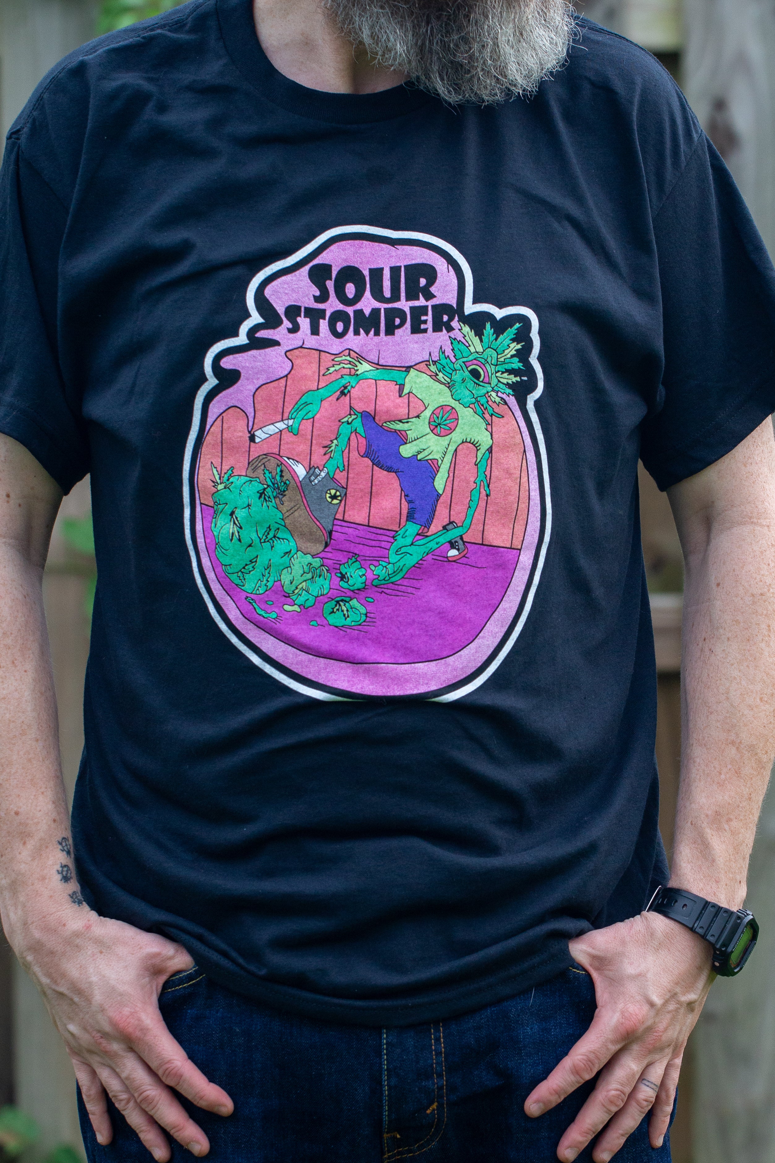 Meph Heads Sour Stomper Strain Graphic T-Shirt – MG Merch